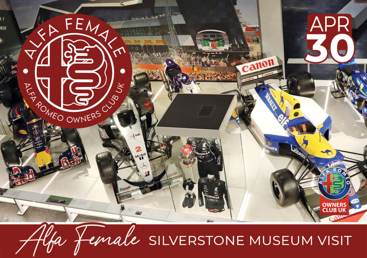 Alfa Female visit to the Silverstone Interactive Museum, 30th April ...