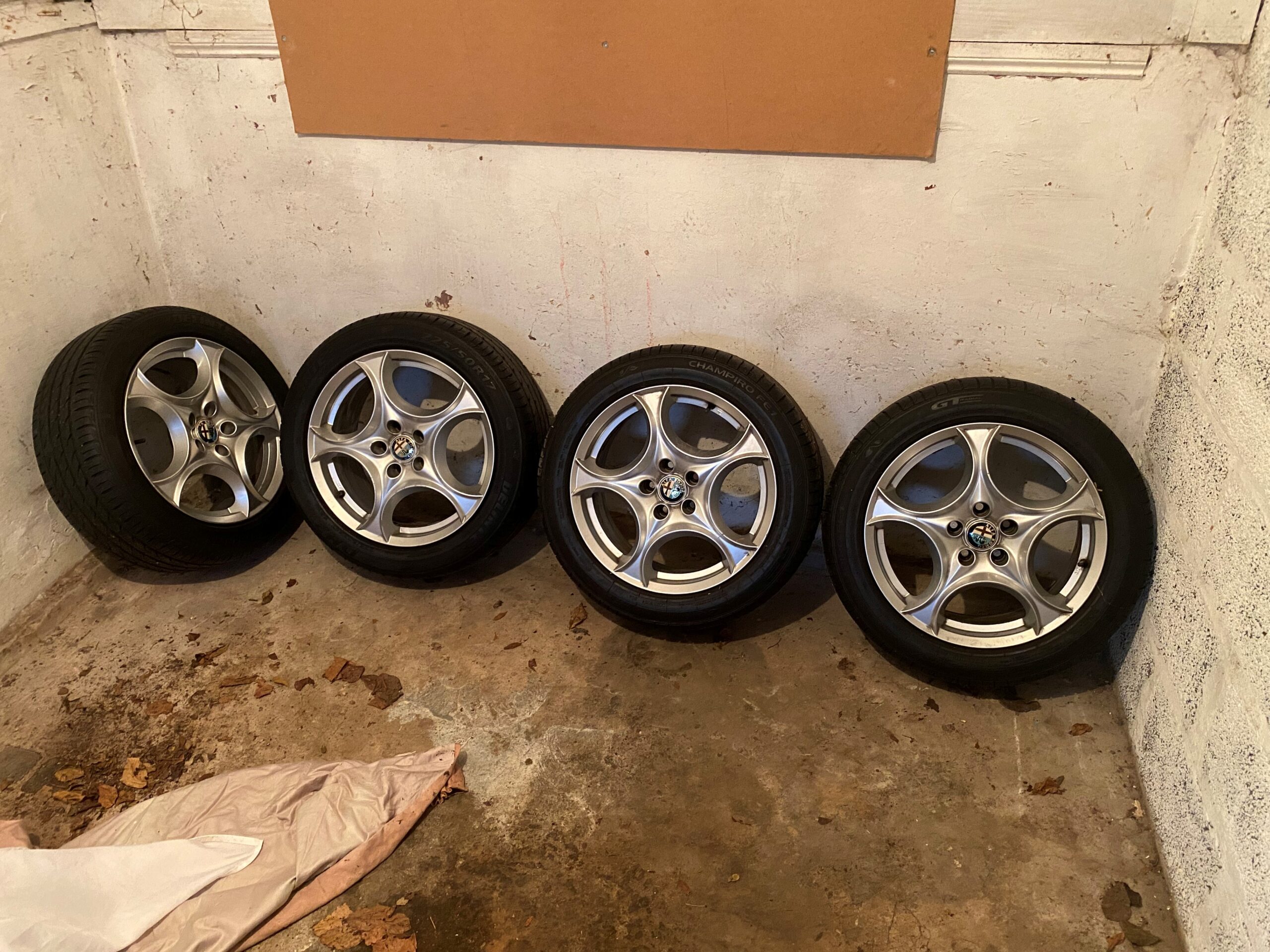 4 alloy wheels and tyres for 2008 Alfa Romeo Spider - Alfa Romeo Owners ...