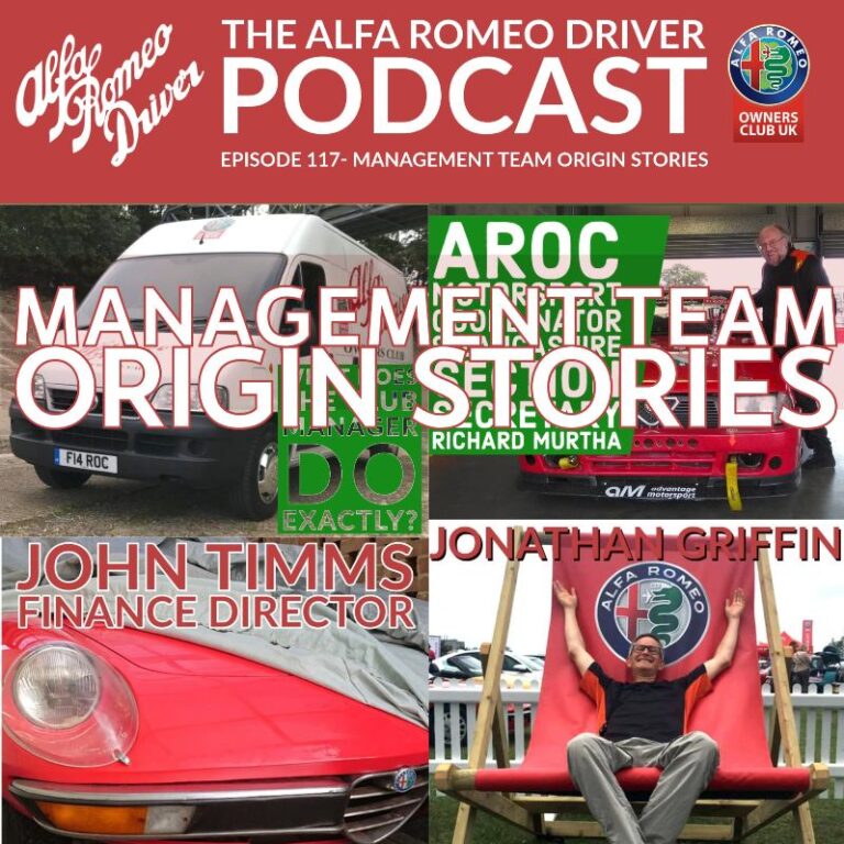 Alfa Romeo Driver Podcast Episode 117 Available! - Alfa Romeo Owners Club